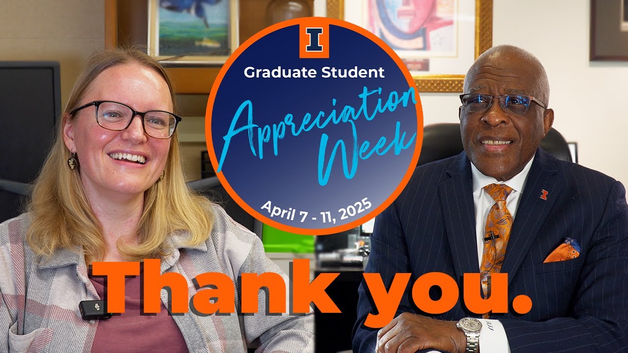 Why do you appreciate graduate students?