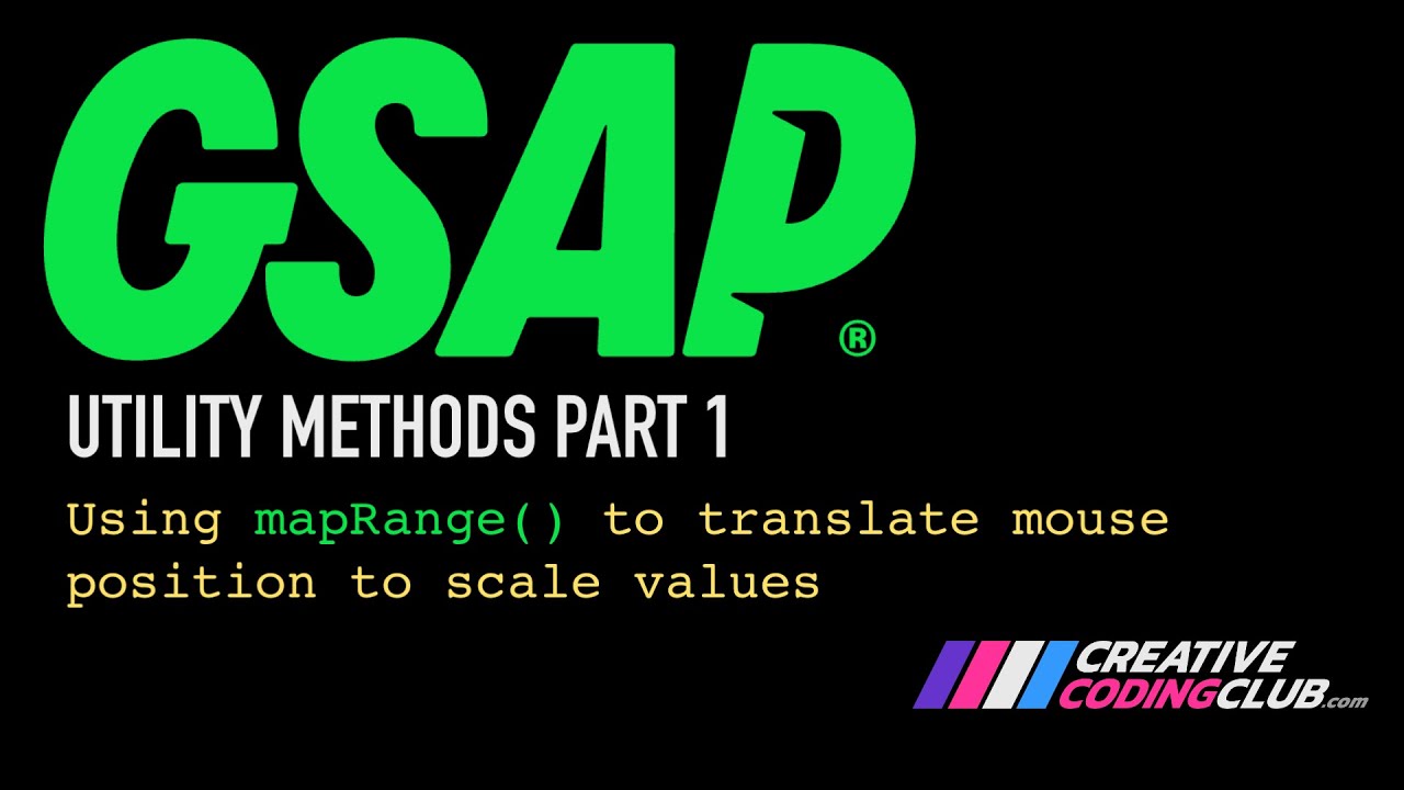 GSAP Utils: mapRange() #GSAP