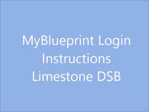 Limestone DSB MyBlueprint Login Instructions