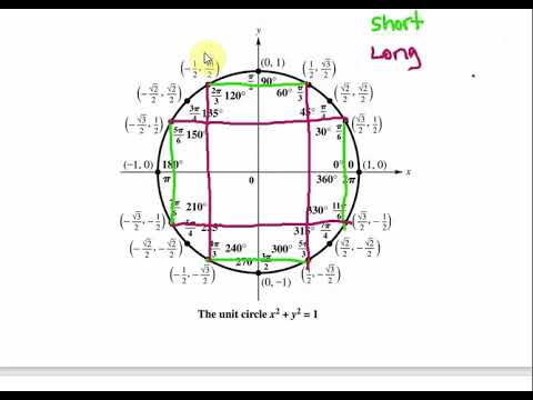 Trig 3.3 - The Unit Circle and Circular Functions