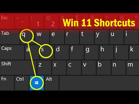 Windows 11 Shortcuts keys | windows 11 settings | window 11 | remove ...