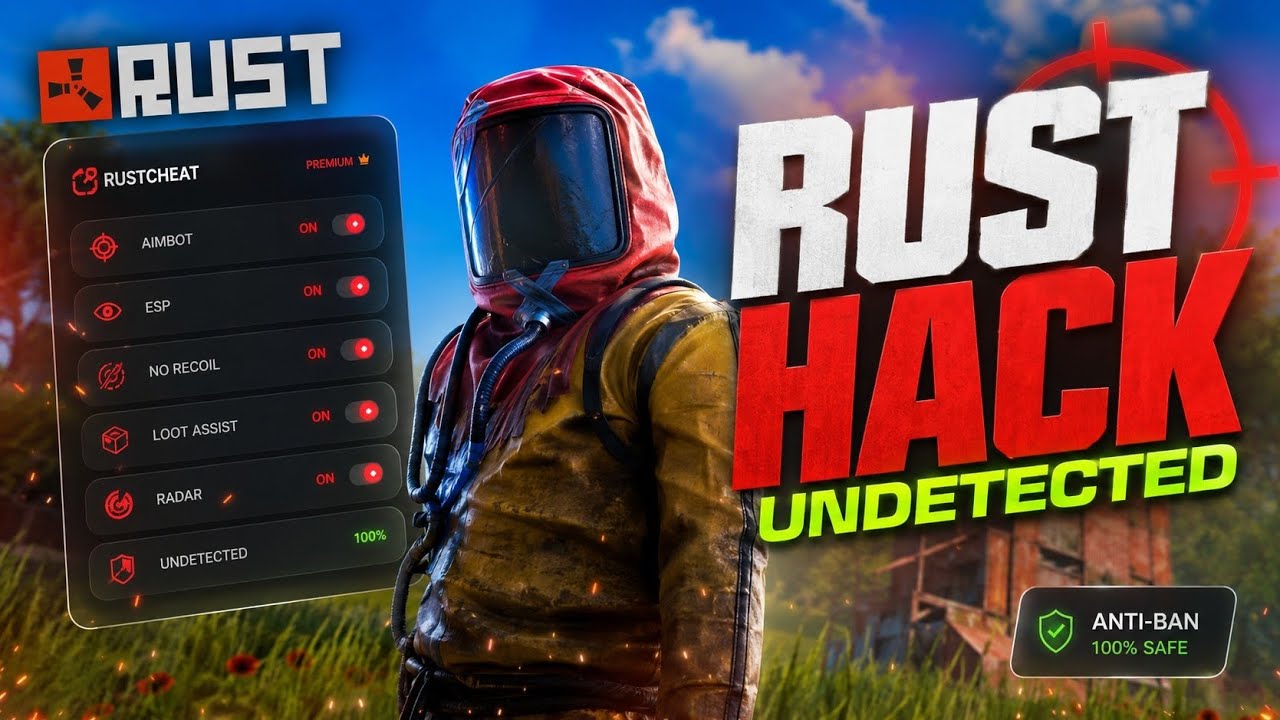 Rust Hack 2026 - Aimbot + ESP + No Recoil - Undetected Rust Cheat PC