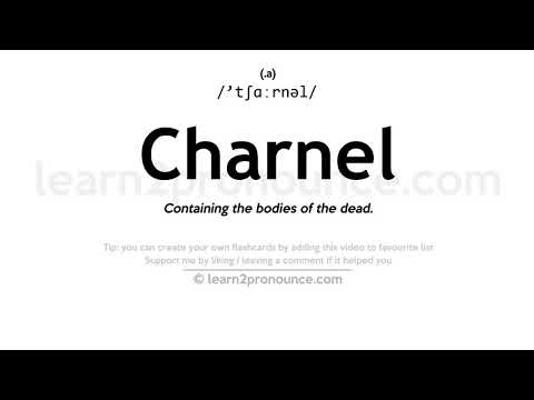 Pronunciation of Charnel | Definition of Charnel