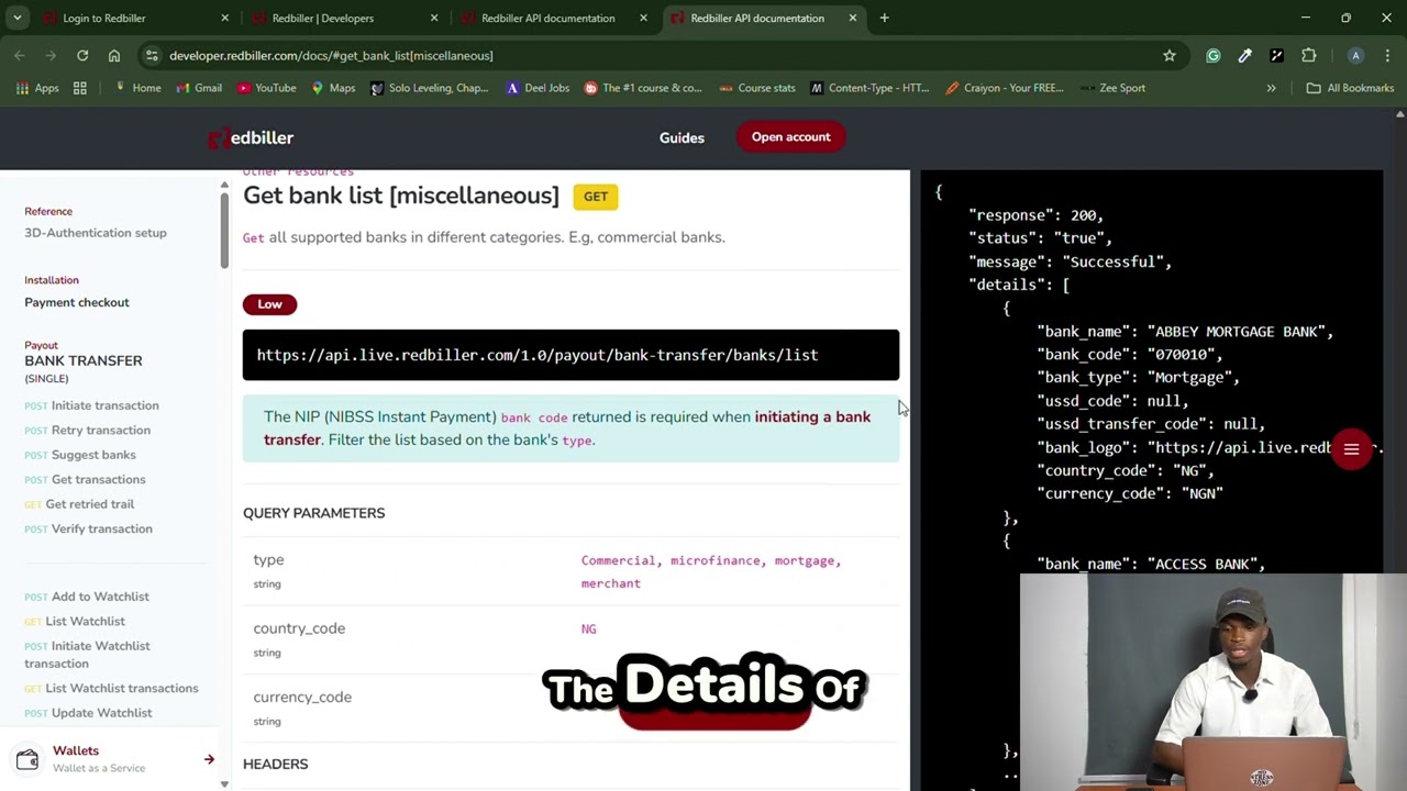 REDBILLER API INTERGRATION TUTORIAL | PAYMENT API INTEGRATION