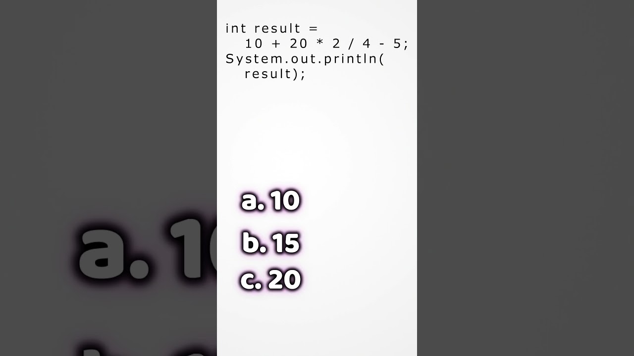 Java Coding Quiz for Beginners #shorts #java #trending #programming #coding