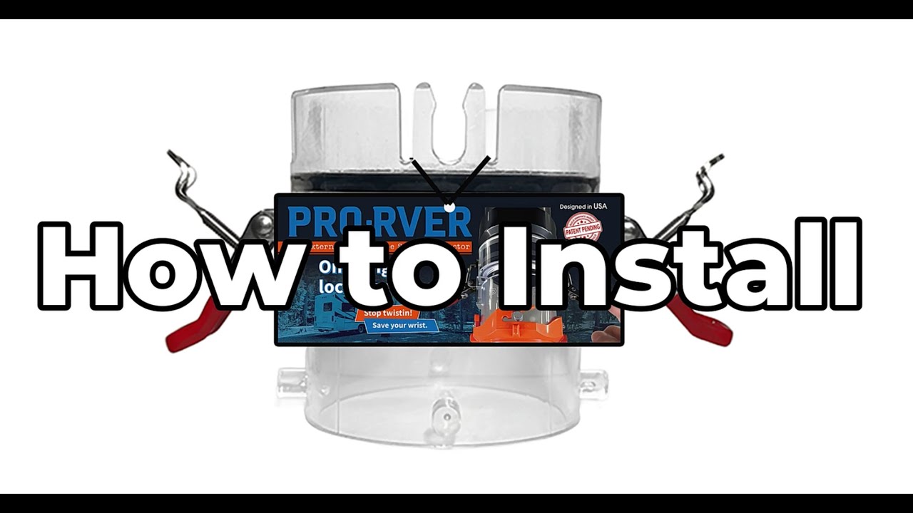 How to Install the PRO-RVER Clamp-Lock RV Sewer Connector | Easy, Leak-Free Connection
