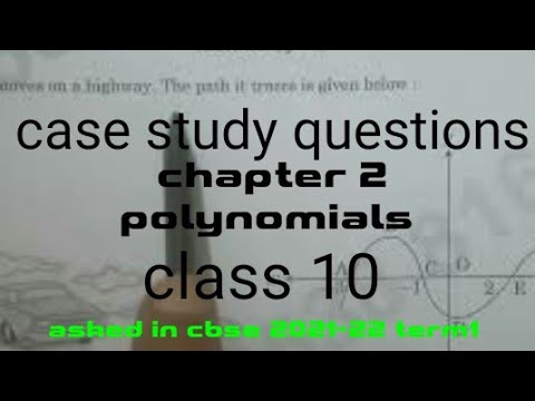 case study questions chapter 2 polynomials class10 maths | polynomials case study questions class 10