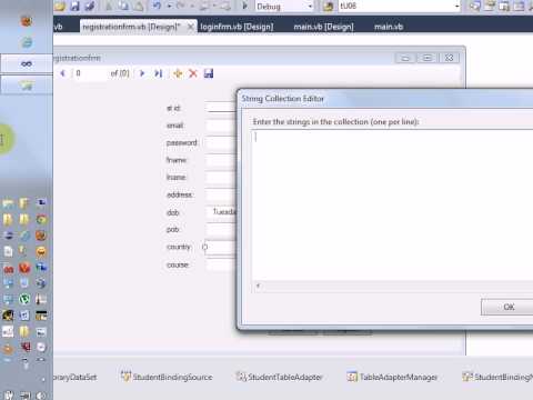 creating a registration form for your database using VB.Net 2010 ...