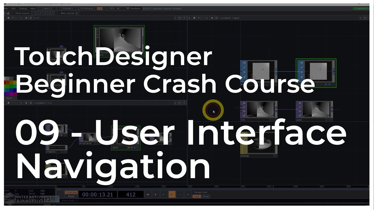 09 - TouchDesigner User Interface - TouchDesigner Tutorial: Beginner Crash Course