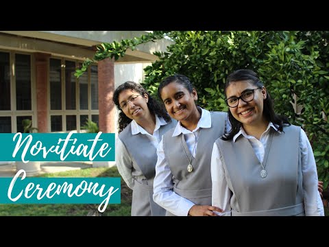 ENTERING THE NOVITIATE - Salesian Sisters West Vocations