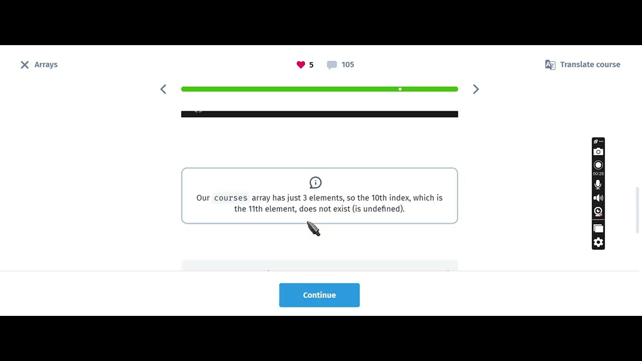 Arrays | JavaScript Intermediate | Sololearn Answers