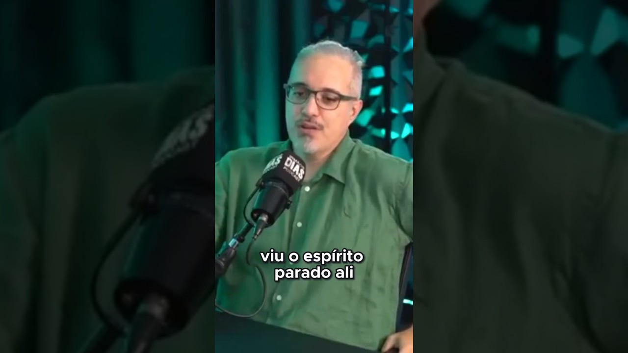 Daniel Lopez explicando como espíritos obsessores agem no mundo espiritual. #reflexão