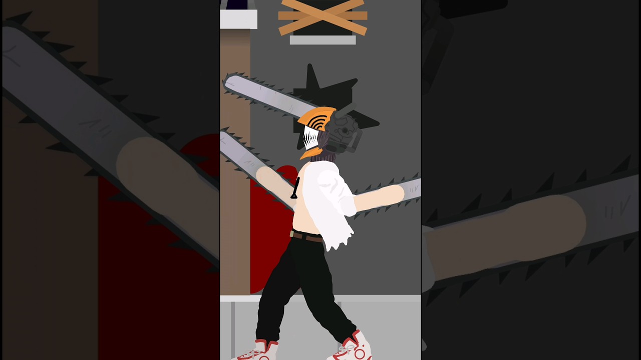Chainsaw Man Animation (Stick Nodes Animation)