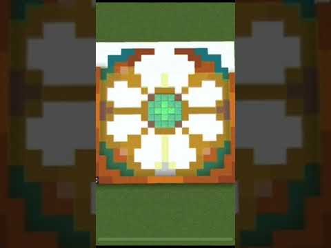 Making a layered glass tile pattern #minecraft #minecraftbuild #minecraftbuilder #minecrafter