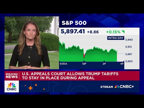 Trump tariffs reinstated by appeals court for now