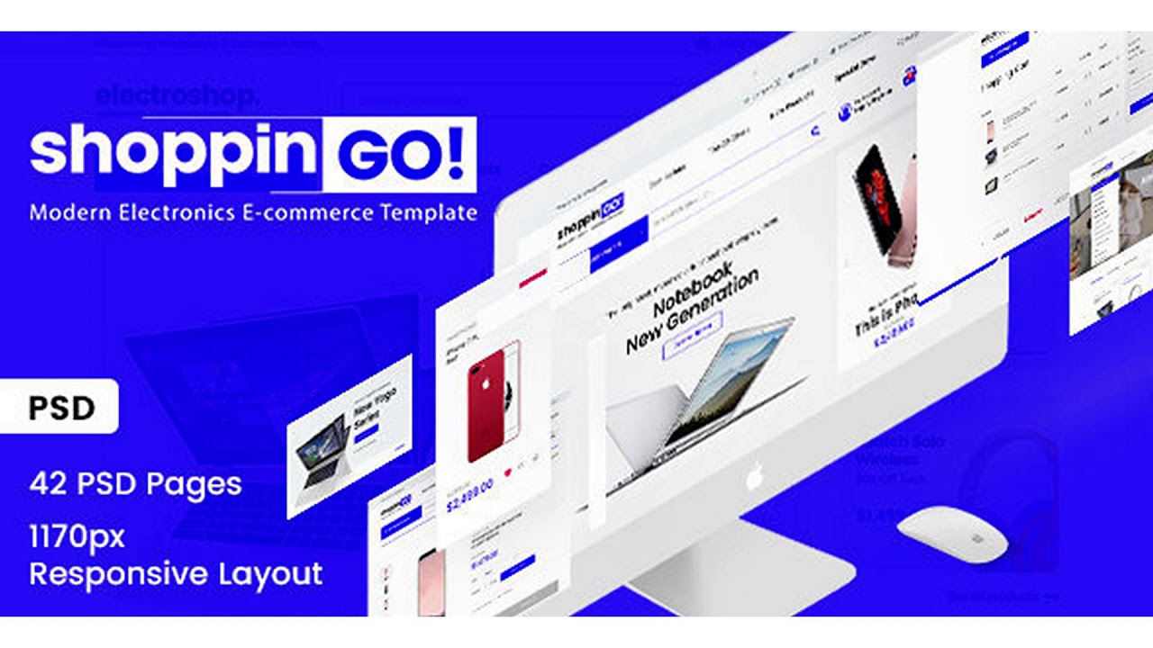 shoppinGO! - Electronics Modern E-Commerce PSD Template | Themeforest Website Templates and Themes