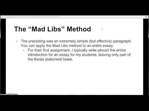How to Teach Social Studies: Scaffolding Writing with Mad Libs