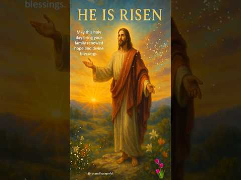 He is Risen – Easter 2025 WhatsApp Status | Celebrate the Resurrection of Christ