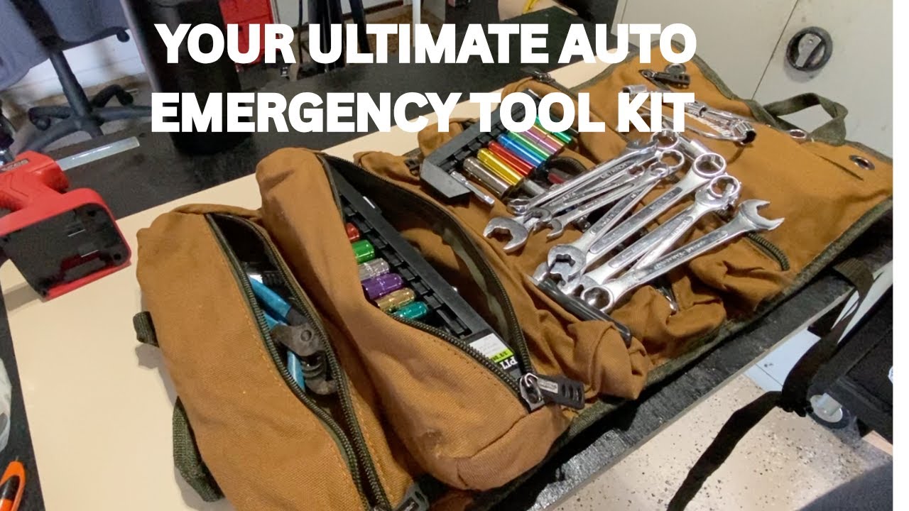 Emergency Roadside kit, Don't Get Stranded: The Lifesaving Tool Roll Every vehicle Needs #emergency