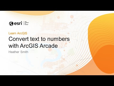 Convert text to numbers with ArcGIS Arcade