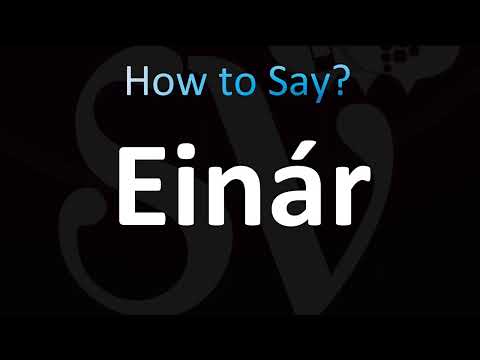 How to Pronounce Einar (CORRECTLY!)
