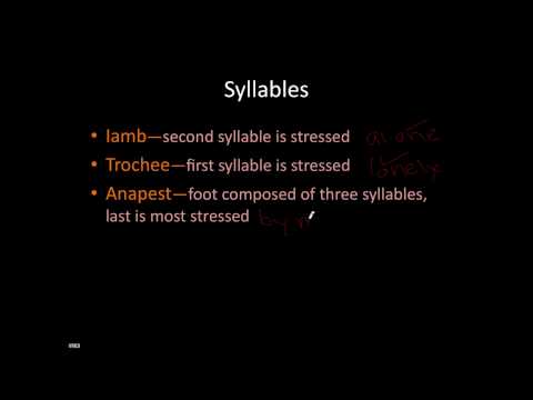 Poetry Terms