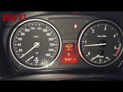 BMW X1 - Service Reset Brake Pad Reset