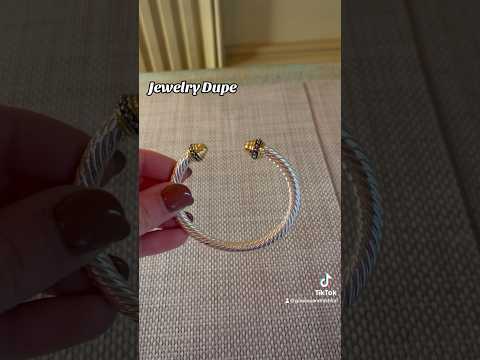 Amazon Jewelry Dupe! #bracelets #dupe #jewelry #dupejewelry #davidyurman #affordablefashion