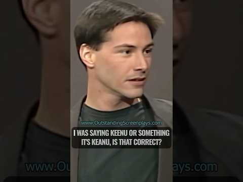 Keanu Reeves on how to pronounce his name