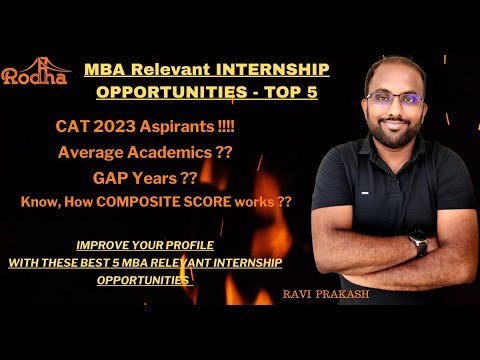Best Internship Opportunities for MBA Aspirants Preparing for CAT 2023 I Improve Your Profile