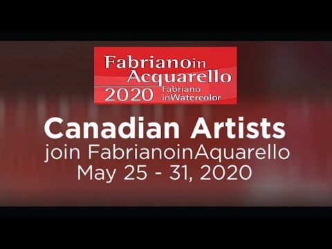 FabrianoinAquarello 2020 - Canadian Artists' artwork visit Italy