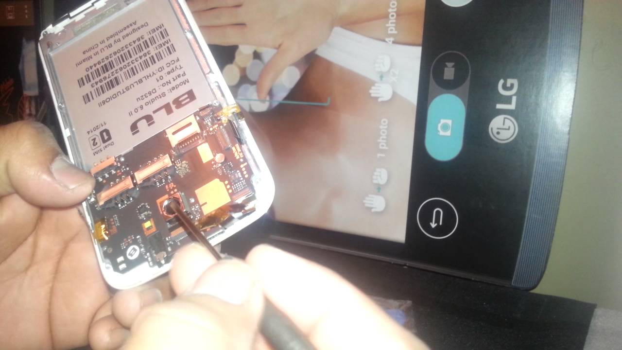 Blu Studio 5.0 II Model D532u Tear down and re-assemblying