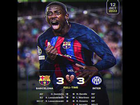 Barcelona vs Inter milan22/25☠🔥 #football #edit #fyp #viralvideo #trending #shorts #barcelona