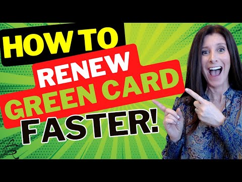 HOW TO RENEW YOUR GREEN CARD EVEN FASTER! United States permanent residence renewed faster than ever