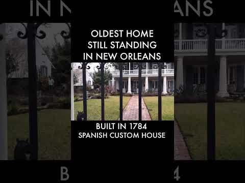 Oldest Home Still Standing in New Orleans #neworleans #shorts #short #nola #old
