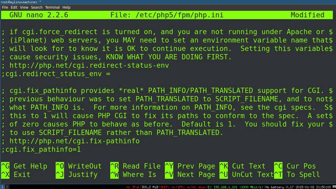 Web Server Project -- 02 Setting up MySQL and PHP
