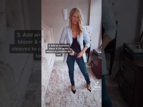 BUSINESS CASUAL ATTIRE FOR WOMEN SUMMER | #SHORTS | STYLING TIPS FOR WEARING JEANS TO WORK