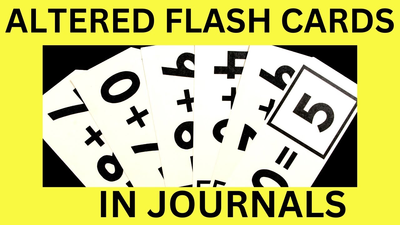 IDEAS HOW TO USE FLASH CARDS IN YOUR JOURNALS
