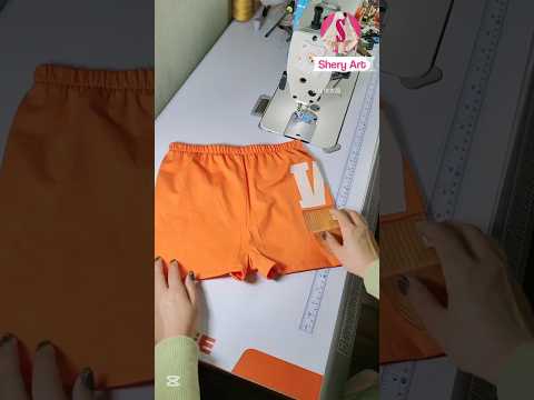 T-shirt to shorts tutorial #sewing