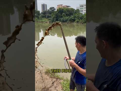 Dad purified the dirty water completely clean 😳😳 #shorts #water #shortsfeed #shortsviral