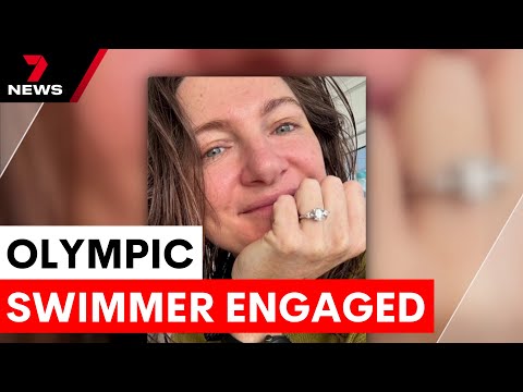 Olympic Swimmer Kate Campbell Gets Engaged | 7NEWS | Swimmer's Daily
