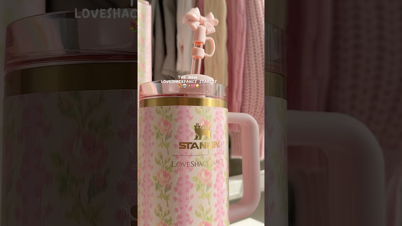 The cutest stanley ever!💐🎀 #stanley #cup #cute #unboxing #new