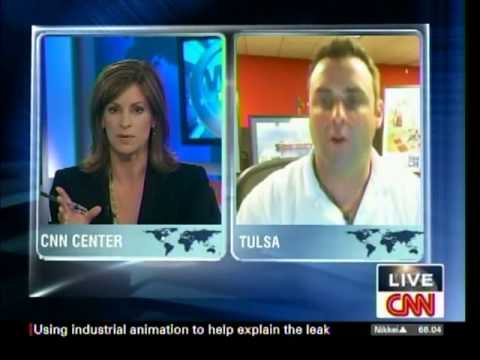 Industrial3D & Beau Brown Interview on CNN for 3D Offshore Animations of BP Gulf Oil Spill | BOP