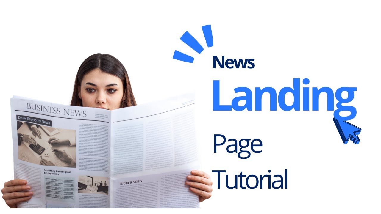 News landing pages tutorial