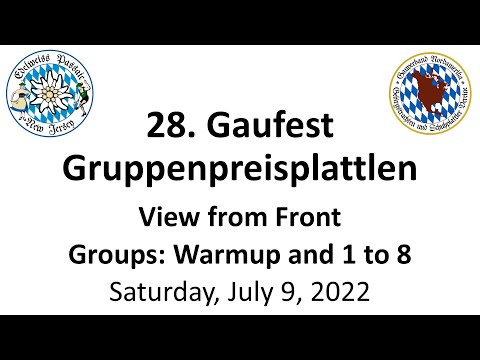 Gruppenpreisplattlen, view from front