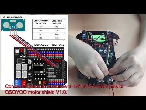 Osoyoo Model-3 V2.0 Robot Car Lesson 4: Don’t Touch Me