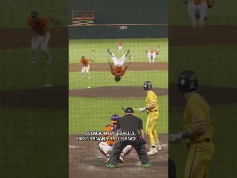 Clemson baseball 🤝 Savannah Bananas 🍌 #shorts