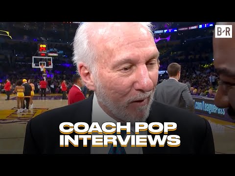 Gregg Popovich Hilarious Sideline Interviews 🎤