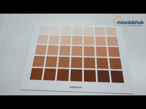 35 Patches Skin Tone Checker Test Chart for Camera System