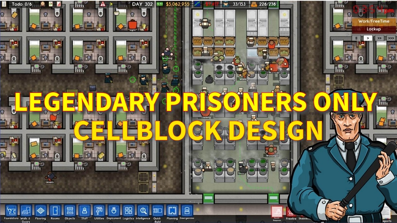 How I keep LEGENDARY & SUPERMAX prisoners under control | Prison Architect
